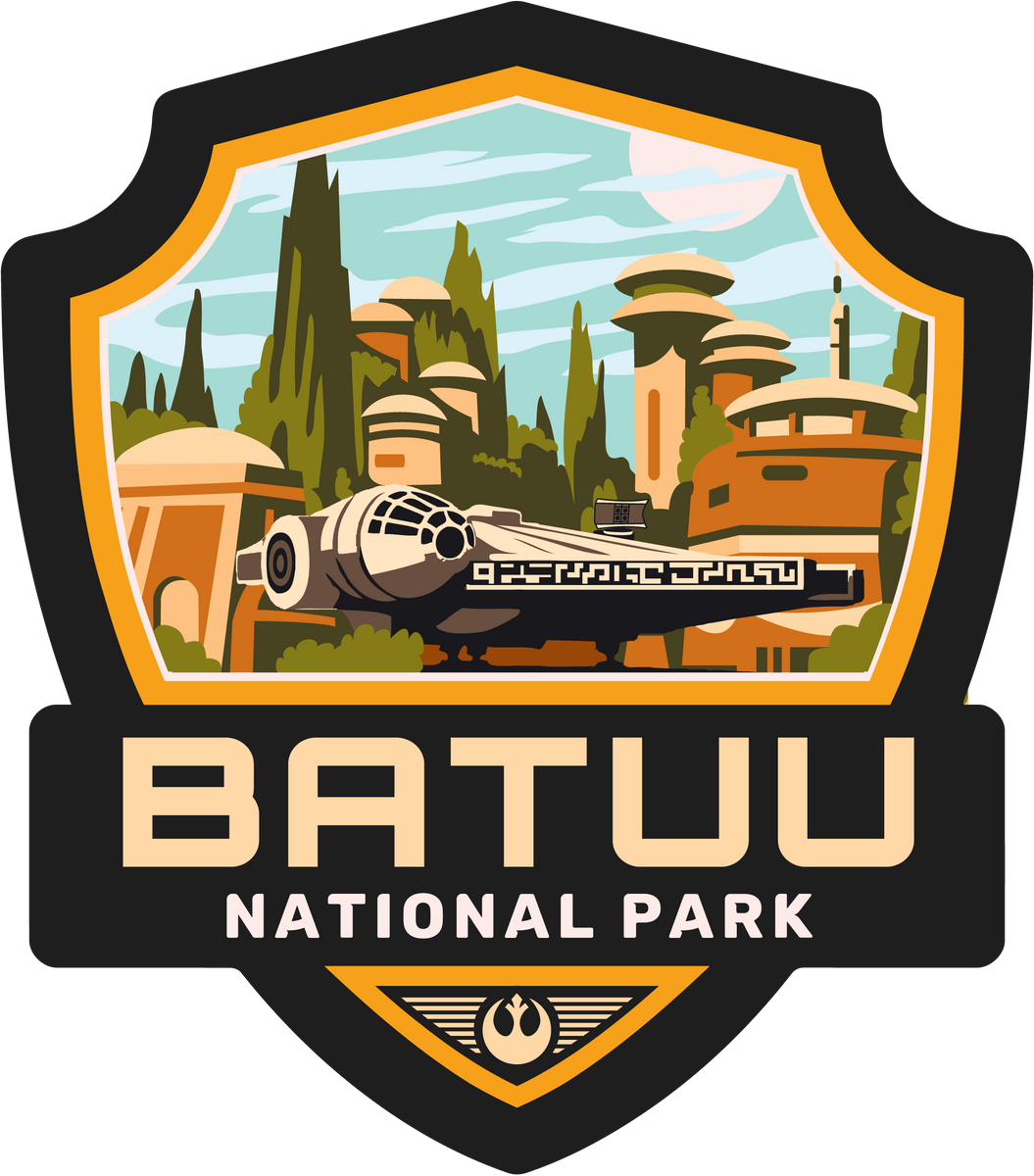 Batuu, Star Wars National Park Sticker – Red Flag Workshop