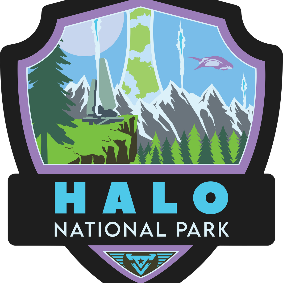 Halo Ring, Halo National Park Sticker – Red Flag Workshop