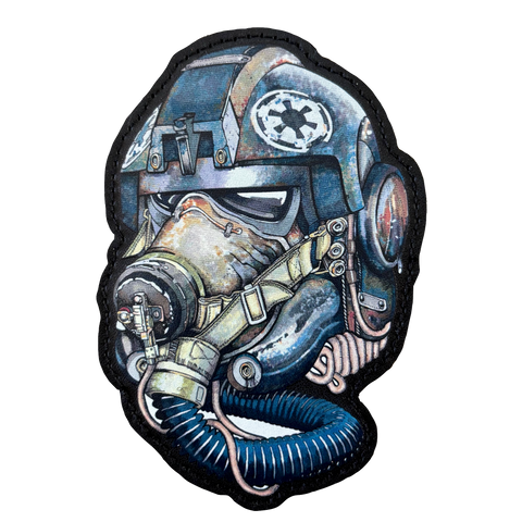 Leather WW2 Tie Fighter Helmet Patch – Red Flag Workshop