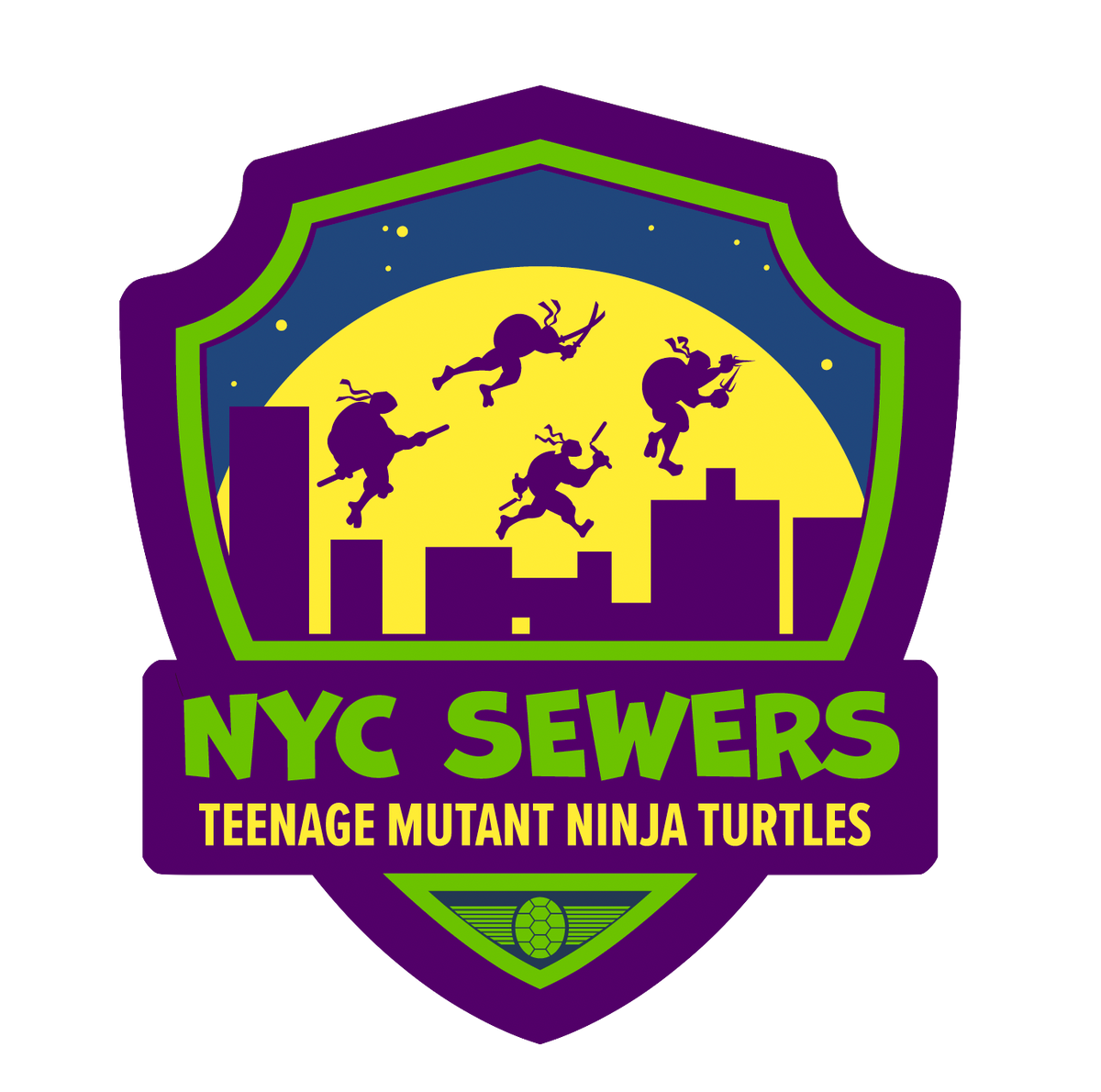 TMNT Sticker – Red Flag Workshop