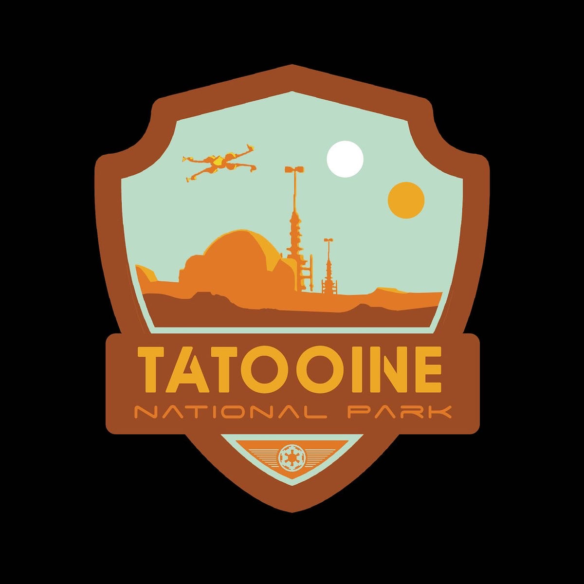 Tatooine Sticker – Red Flag Workshop