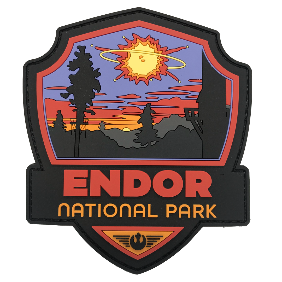 Endor V2, Fictional National Park Patch – Red Flag Workshop