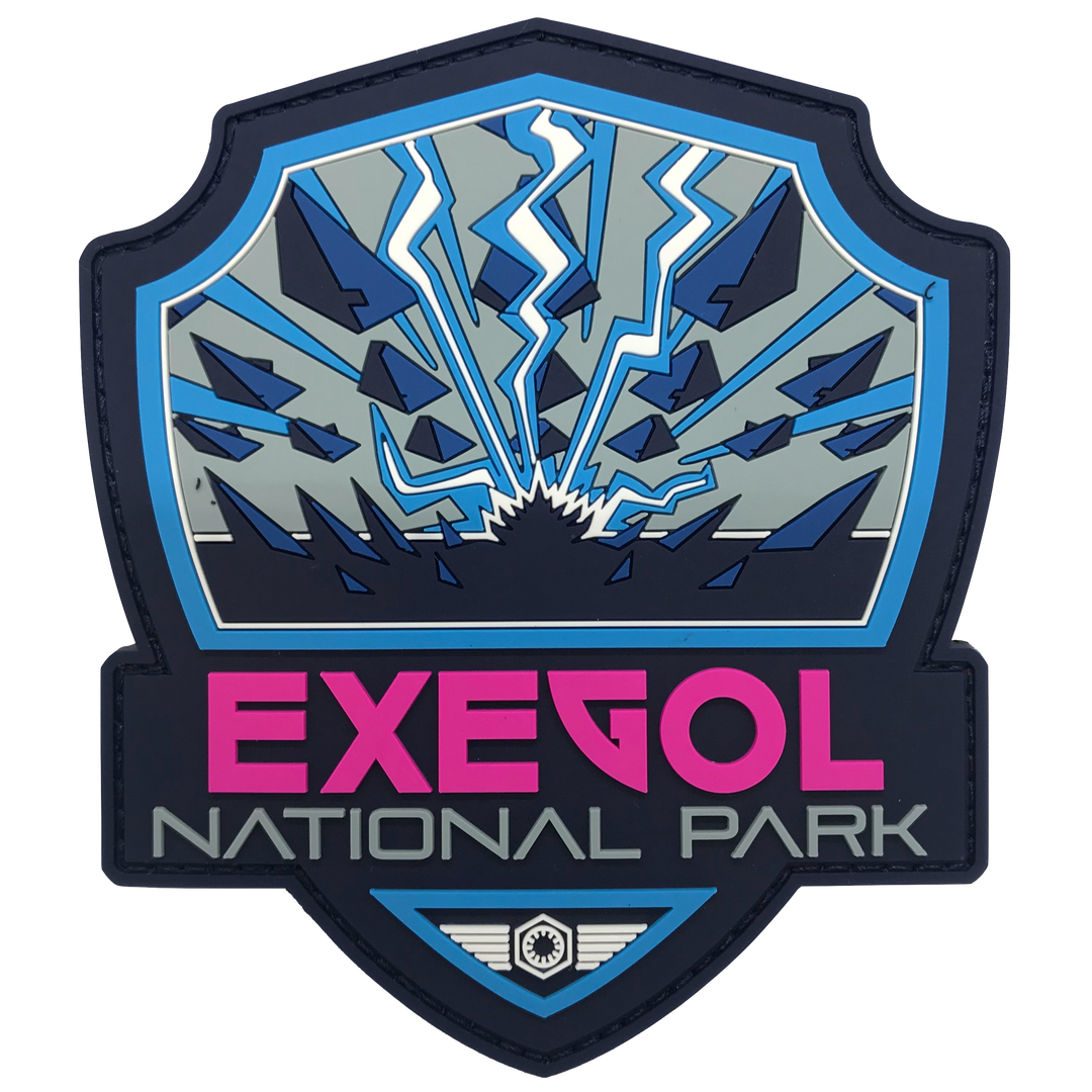 Exegol, Fictional National Park Patch – Red Flag Workshop
