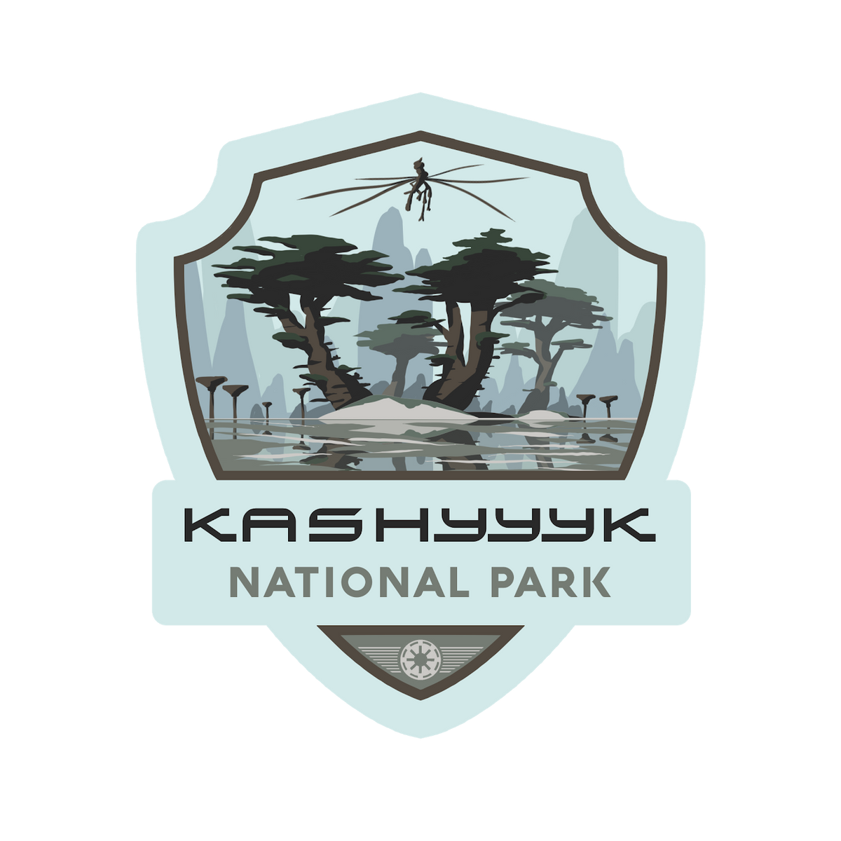 Kashyyyk Sticker – Red Flag Workshop